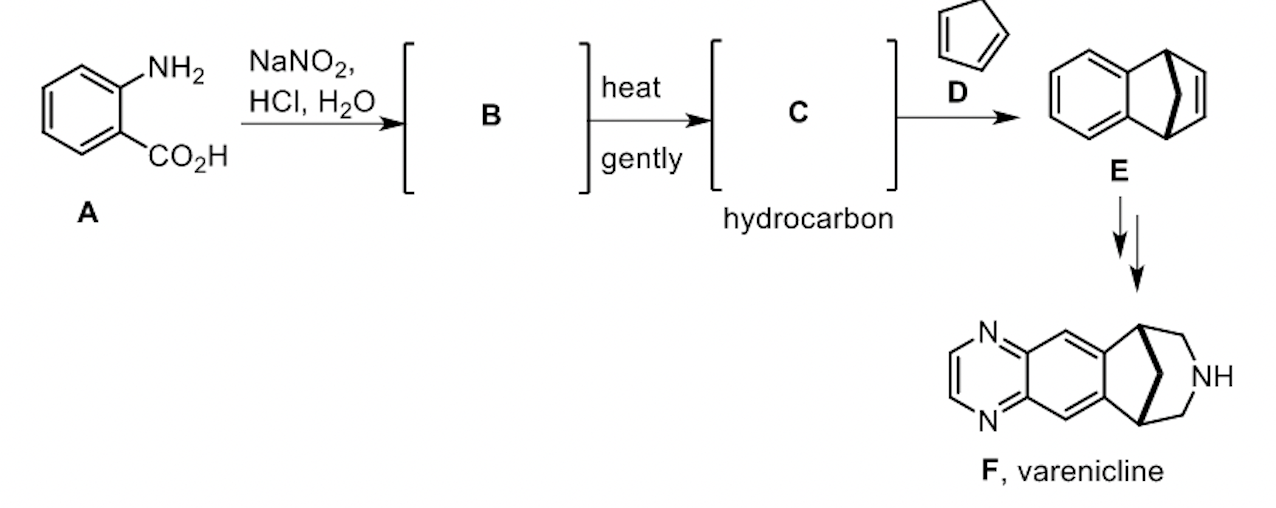 Solved heat ರ್ಗಾ - NH, NaNO3, HCI, H2O CO2H 4 B 。 gently E А | Chegg.com