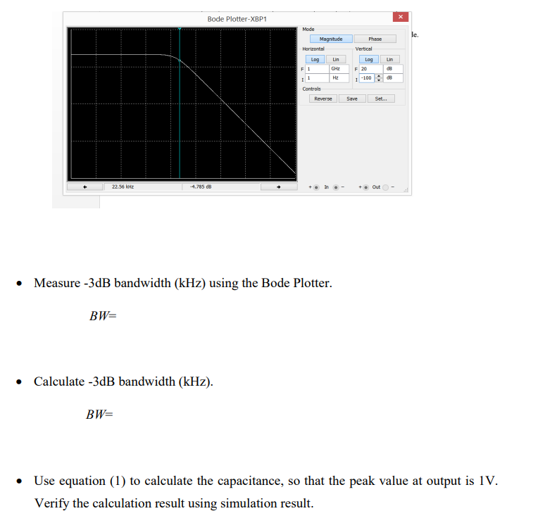 Solved Simulate the following schematic circuit of an RC | Chegg.com