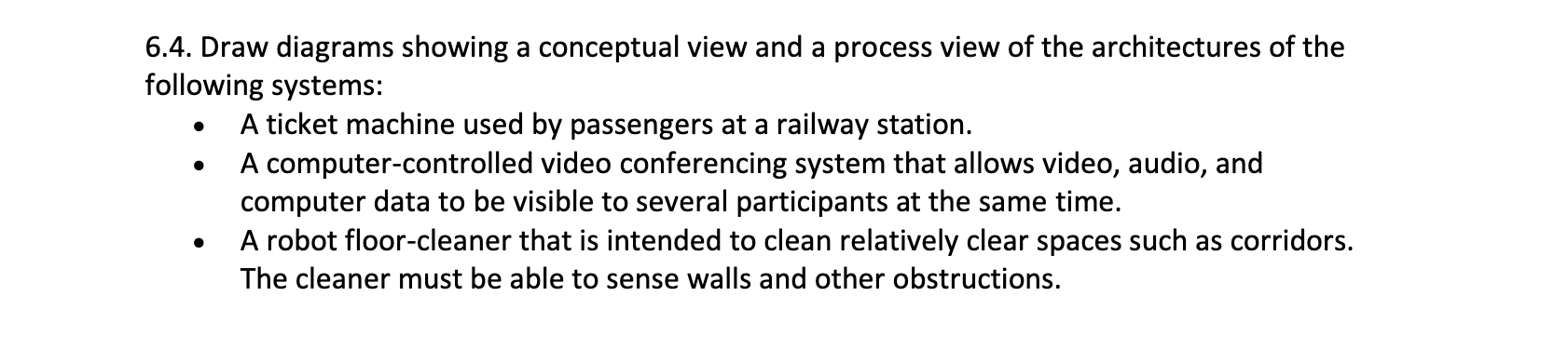 6.4. Draw diagrams showing a conceptual view and a | Chegg.com