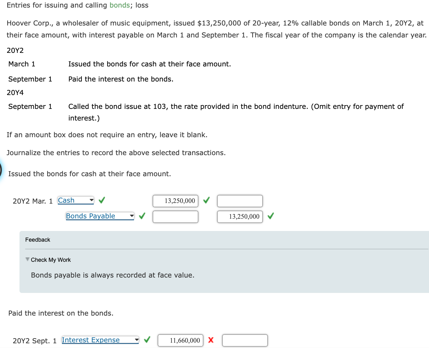 Solved Hoover Corp., a wholesaler of music equipment, issued | Chegg.com