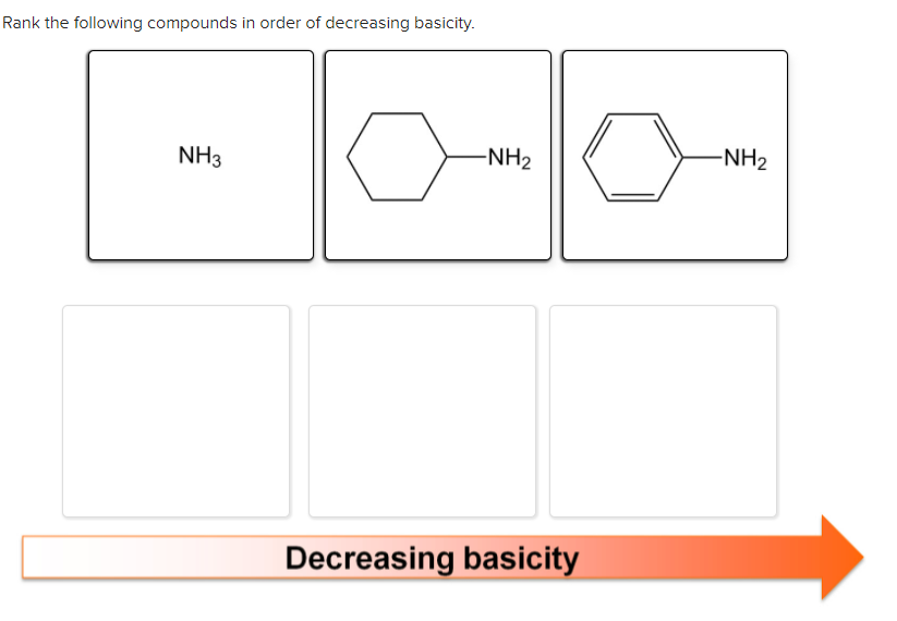 Solved Rank The Following Compounds In Order Of Decreasing