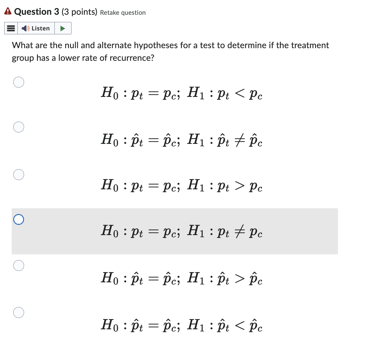 Solved A Question 3 (3 points) Retake question What are the | Chegg.com