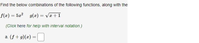 Solved Find the below combinations of the following | Chegg.com