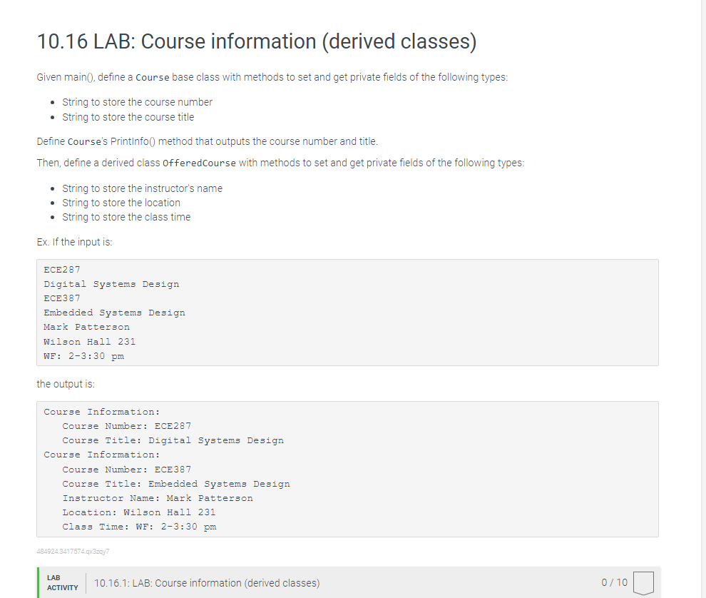 Solved I need some help with this lab. import | Chegg.com