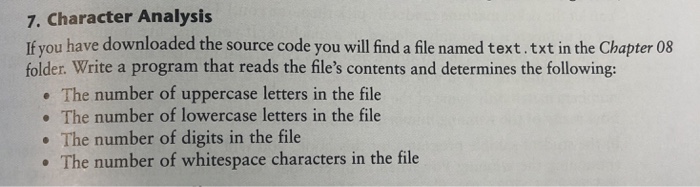 Solved Complete Programming Exercise 7 at the end of Chapter | Chegg.com Solved Complete Programming Exercise 7 at the end of Chapter | Chegg.com