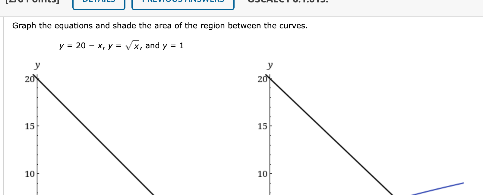 Solved Graph the equations and shade the area of the region | Chegg.com