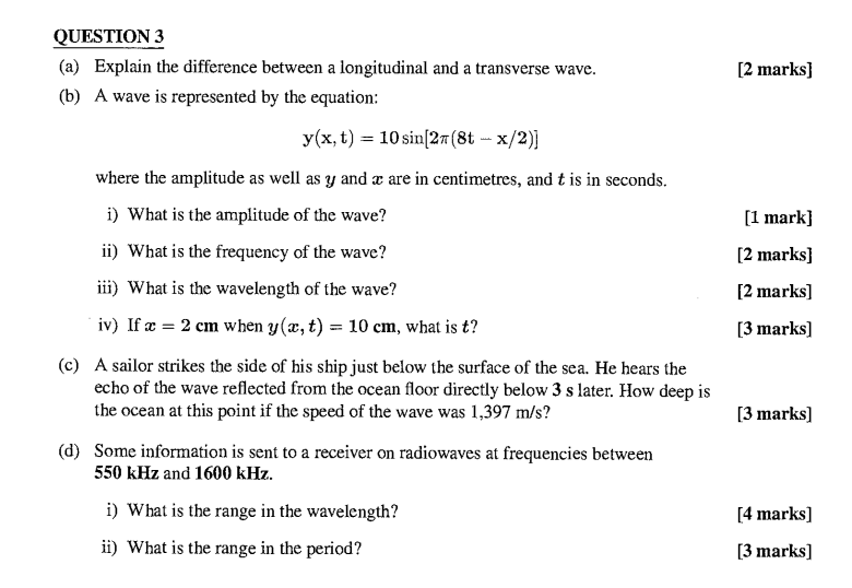 Solved QUESTION 3 (a) Explain the difference between a | Chegg.com