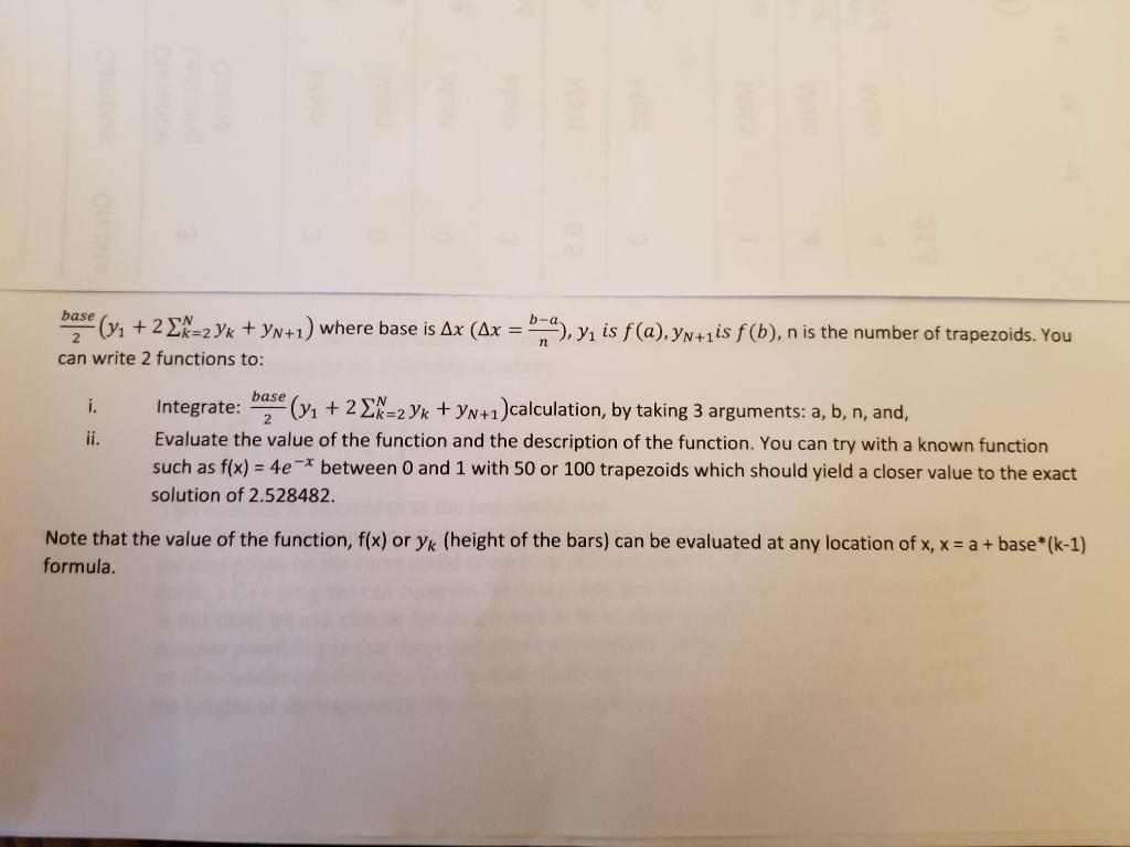 Solved I need to write a C++ program that will estimate the | Chegg.com
