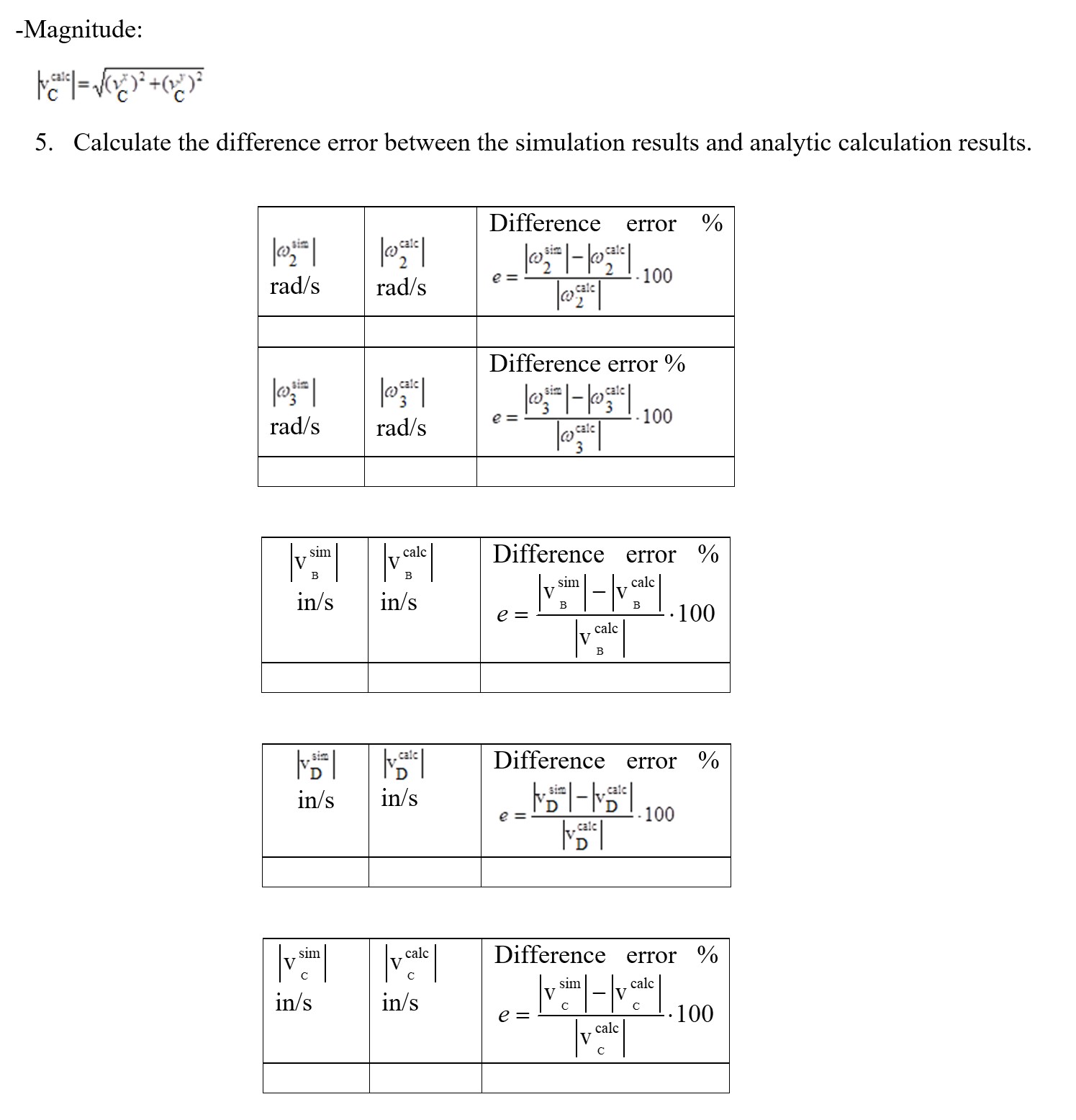 Solved A. Simulation: 1. Use the Solid Works files to build | Chegg.com