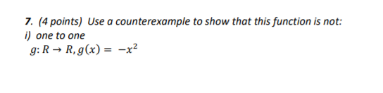 Solved 7. (4 points) Use a counterexample to show that this | Chegg.com
