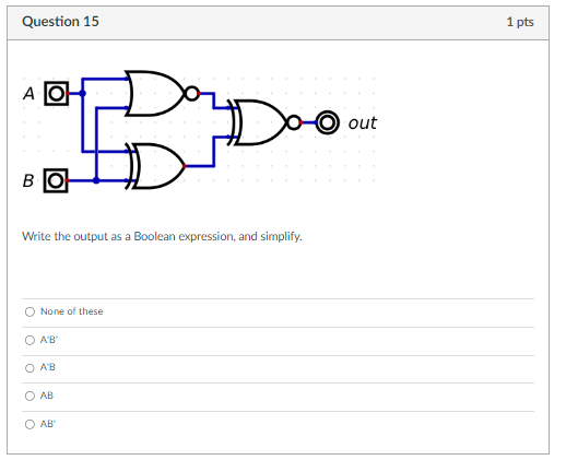 Solved Find a Boolean expression that's equivalent to this | Chegg.com