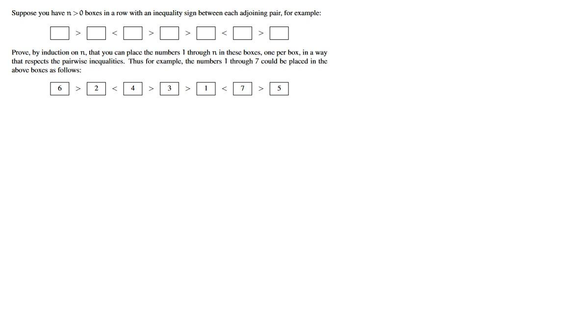 Solved Suppose you have n > 0 boxes in a row with an | Chegg.com