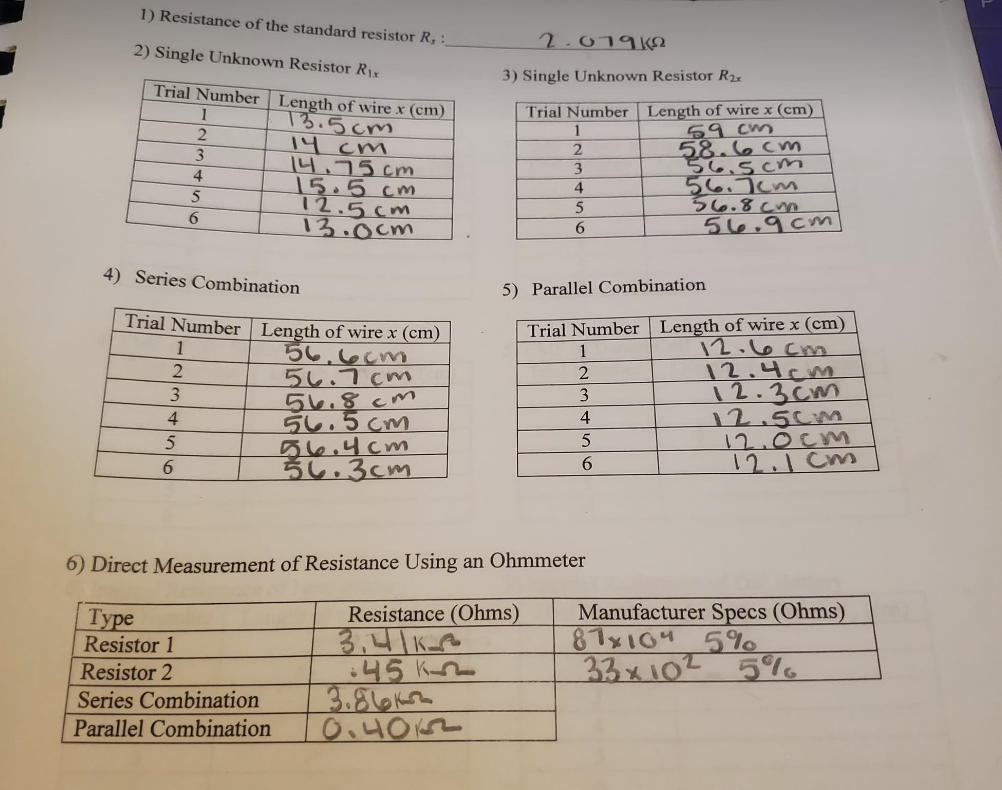Solved 3 Single Unknown Resistor R2x 4 Series Combination