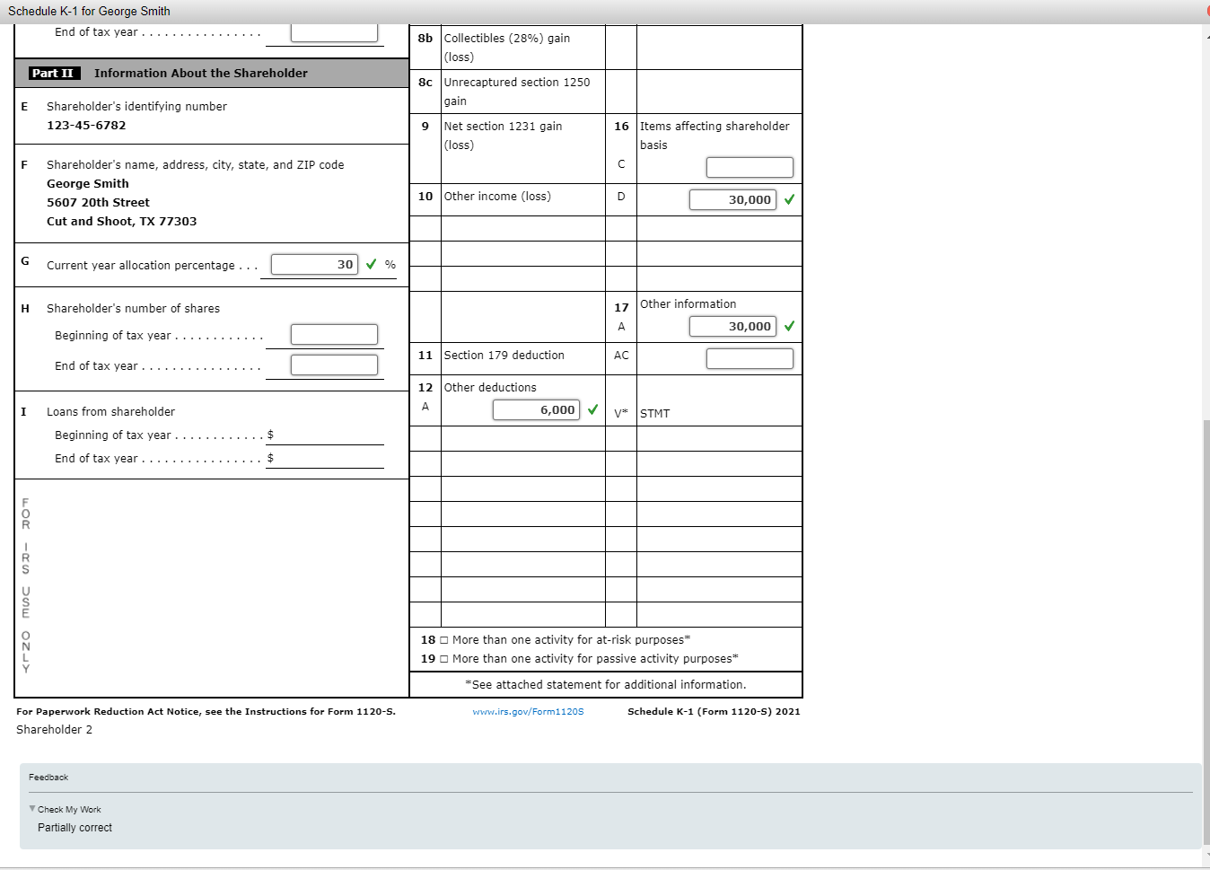 Note: This problem is for the 2021 tax year. John | Chegg.com