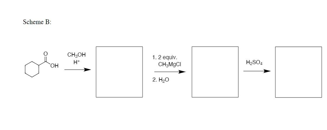 Solved Scheme B: | Chegg.com