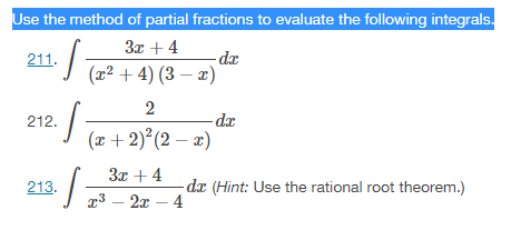 Solved Use the method of partial fractions to evaluate the | Chegg.com