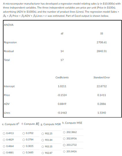 Solved A microcomputer manufacturer has developed a | Chegg.com