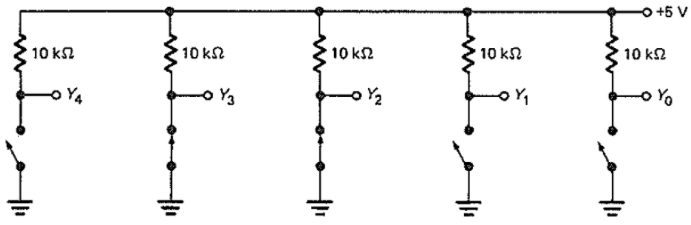 Solved What is the 5 bit binary number stored in the switch | Chegg.com
