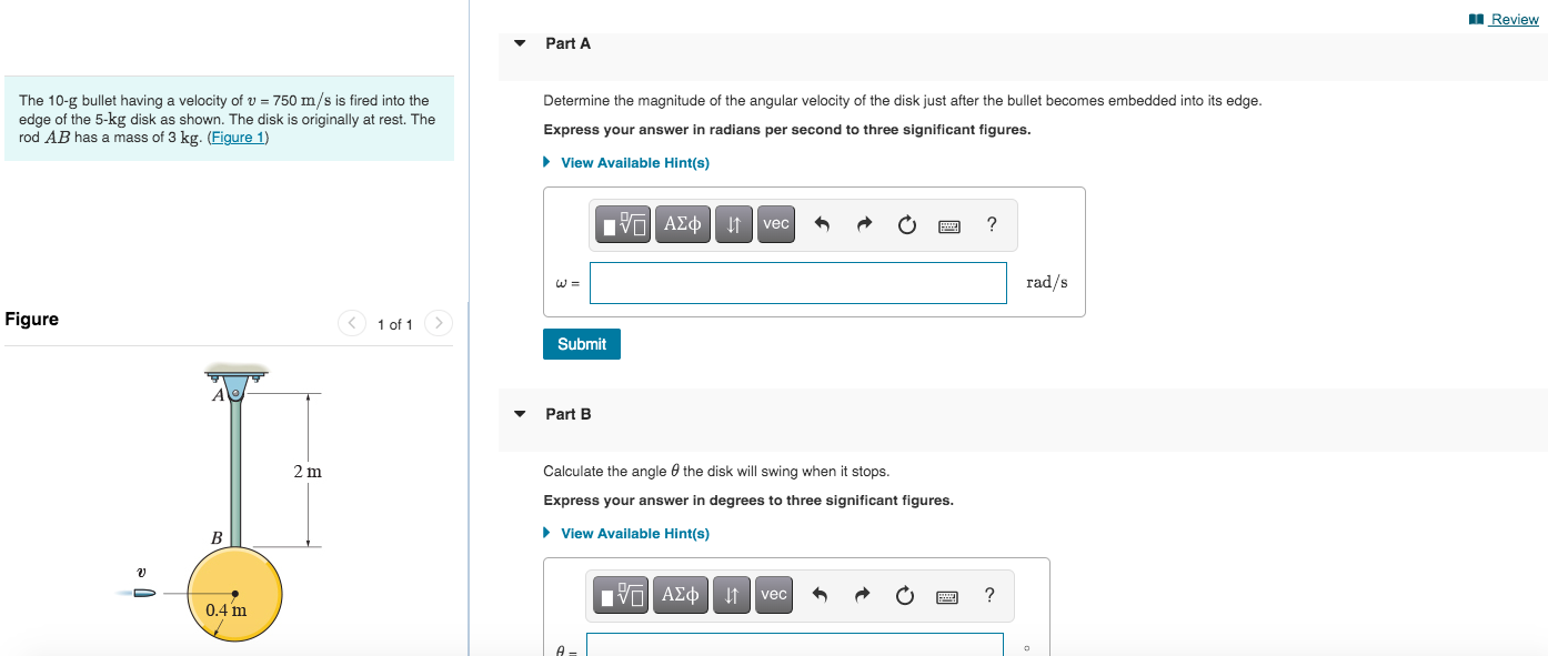 Solved The 10-g bullet having a velocity of v=750 m/s is | Chegg.com