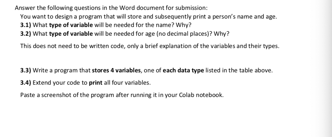 Solved Answer the following questions in the Word document | Chegg.com