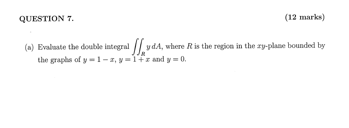 Solved A Evaluate The Double Integral ∬ryda Where R Is 4963