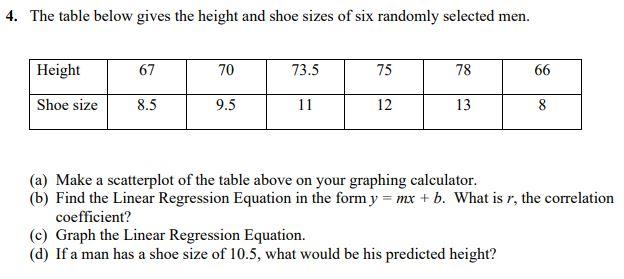 Solved 3. The table below shows the lengths and | Chegg.com