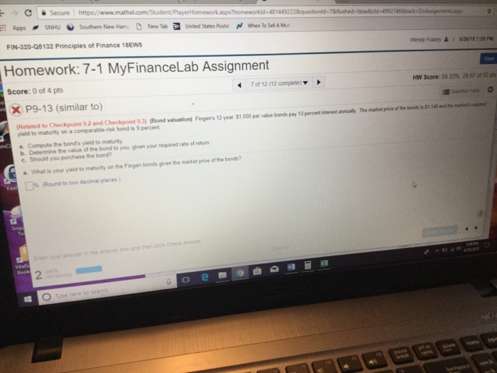 Solved CSecure https/ AppsSNHUSouthern New Ham New TabUnited | Chegg.com