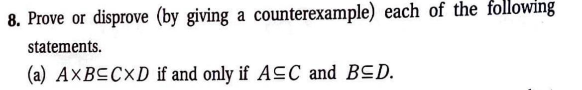 Solved I dont know how to prove this problem. ( => ,