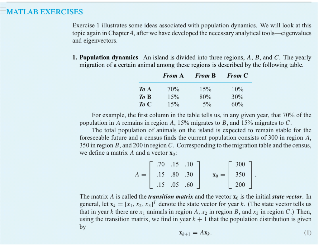 MATLAB EXERCISES Exercise 1 illustrates some ideas | Chegg.com
