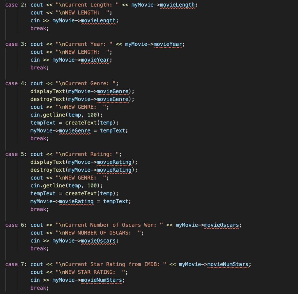 Solved: C++ ONLY -- LARGE PROGRAM ASSIGNMENT, DIFFICULT I ... | Chegg.com
