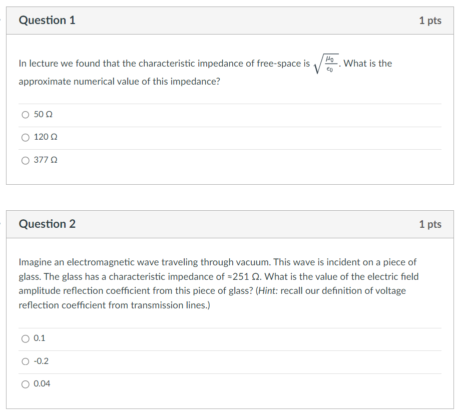 Solved In Lecture We Found That The Characteristic Impedance 