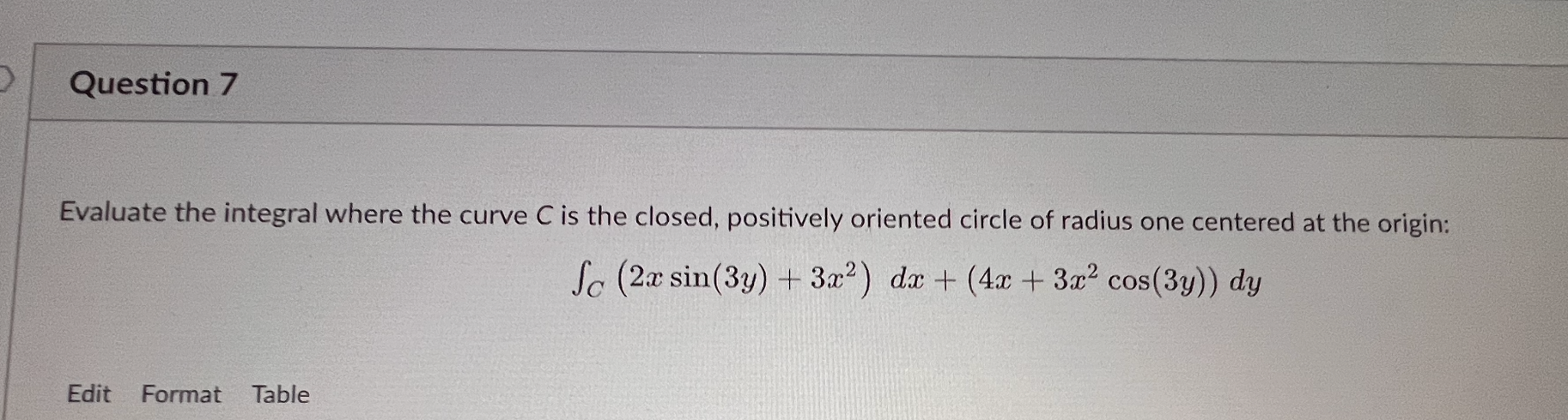 Solved Evaluate the integral where the curve C is the | Chegg.com