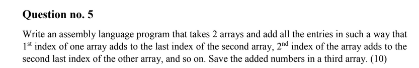 Solved KINDLY WRITE "MASM 615" compatible code . I would be | Chegg.com