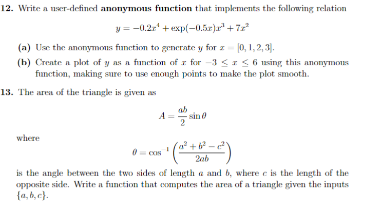Solved y=−0.2x4+exp(−0.5x)x3+7x2 (a) Use the anonymous | Chegg.com