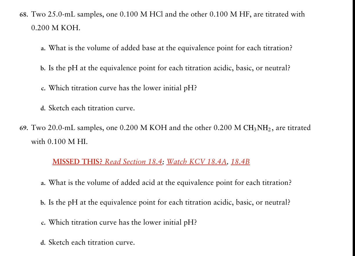 Solved 48. A 100.0−mL buffer solution is 0.175M in HClO and | Chegg.com