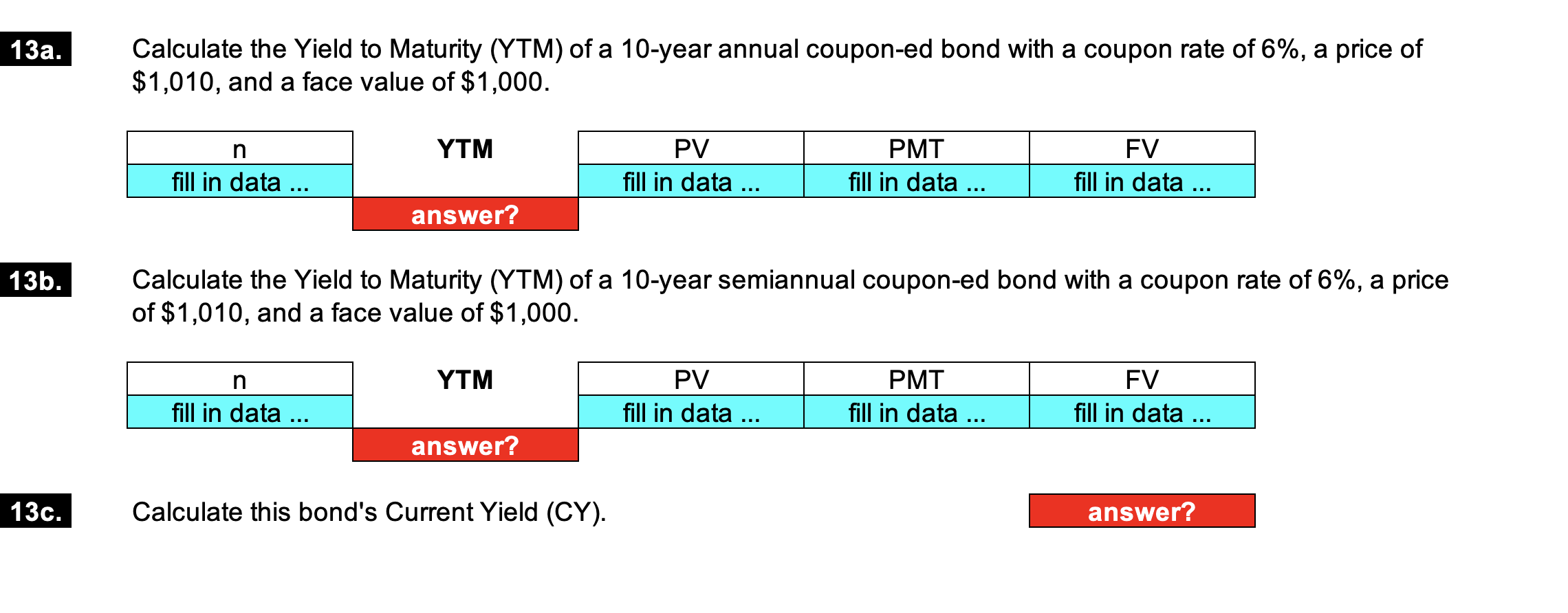 Solved Calculate the Yield to Maturity (YTM) of a 10-year | Chegg.com