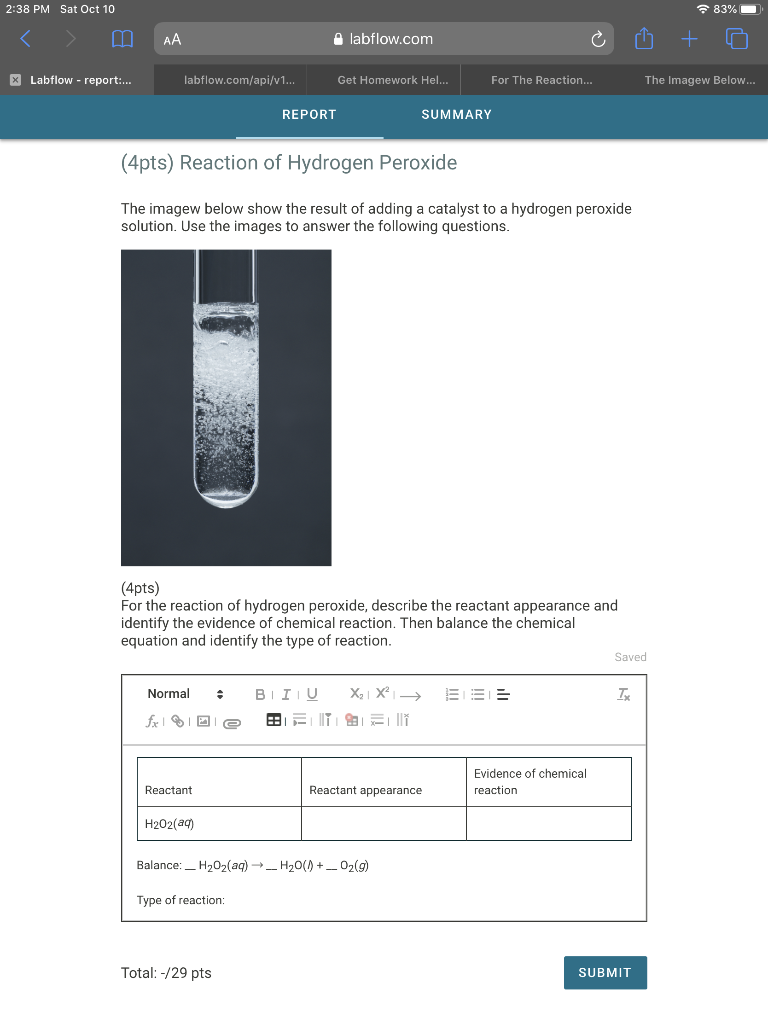 Solved The imagew below show the result of adding a catalyst | Chegg.com