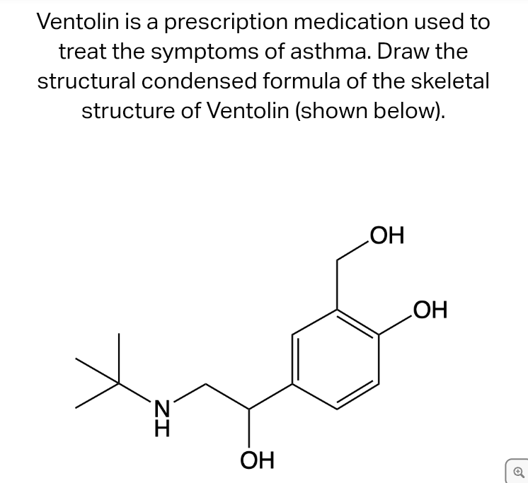 Solved Ventolin is a prescription medication used to treat | Chegg.com