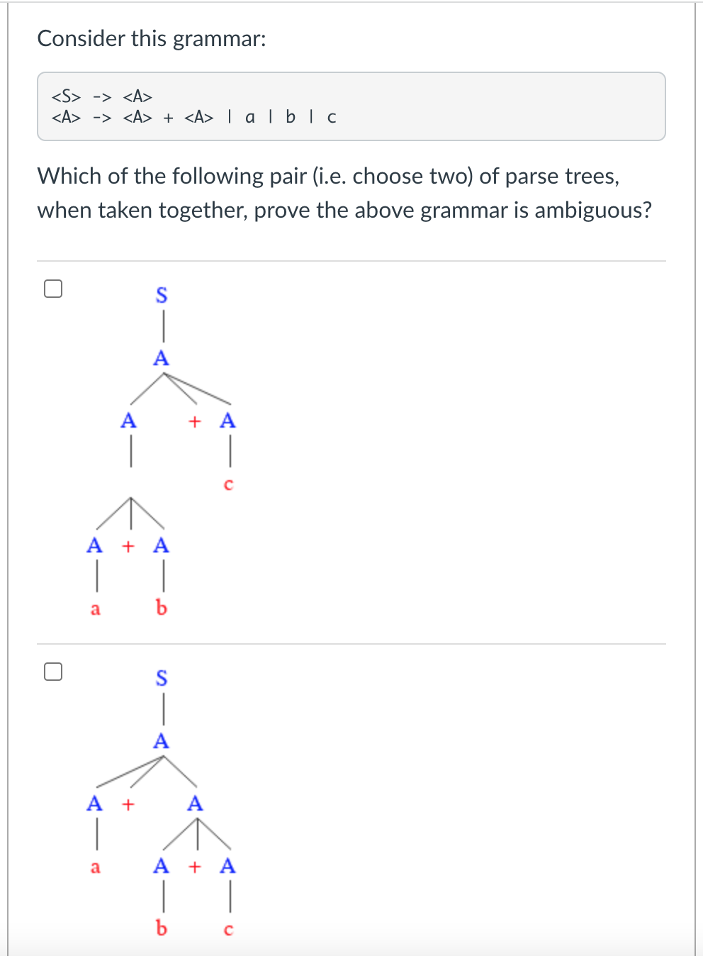 Solved Consider the following grammar: Which operator has | Chegg.com