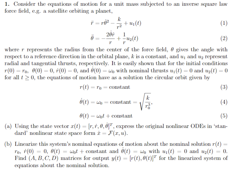 Dan Simon - Optimal State Estimation Linearizing a | Chegg.com Dan Simon - Optimal State Estimation Linearizing a | Chegg.com
