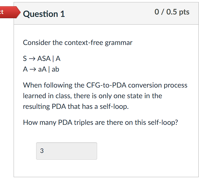 Solved Question 1Consider the context-free | Chegg.com