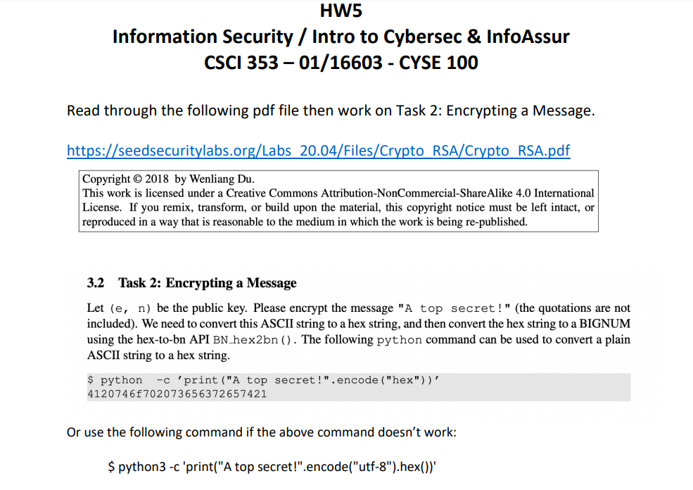 Solved Read through the following pdf file then work on Task | Chegg.com