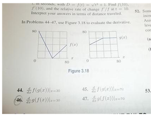 Solved In Problems 44-47, use Figure 3.18 to evaluate the | Chegg.com