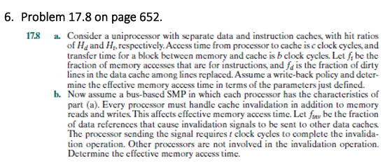 Solved 6. ﻿Problem 17.8 ﻿on page 652.17.8 ﻿a. ﻿Consider a | Chegg.com