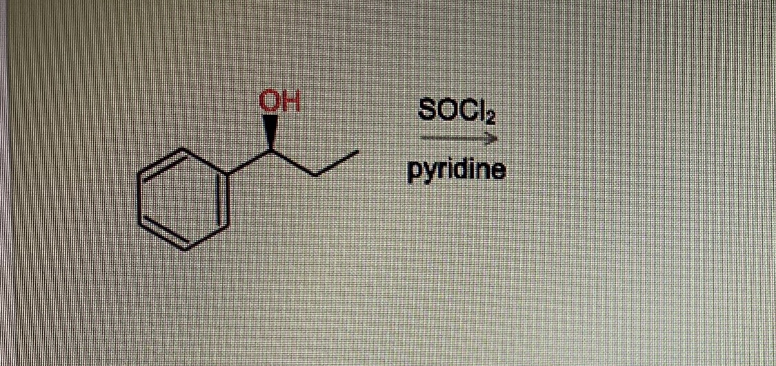 Solved SOCl2 BON pyridine OH PBra. Ether NO2 | Chegg.com