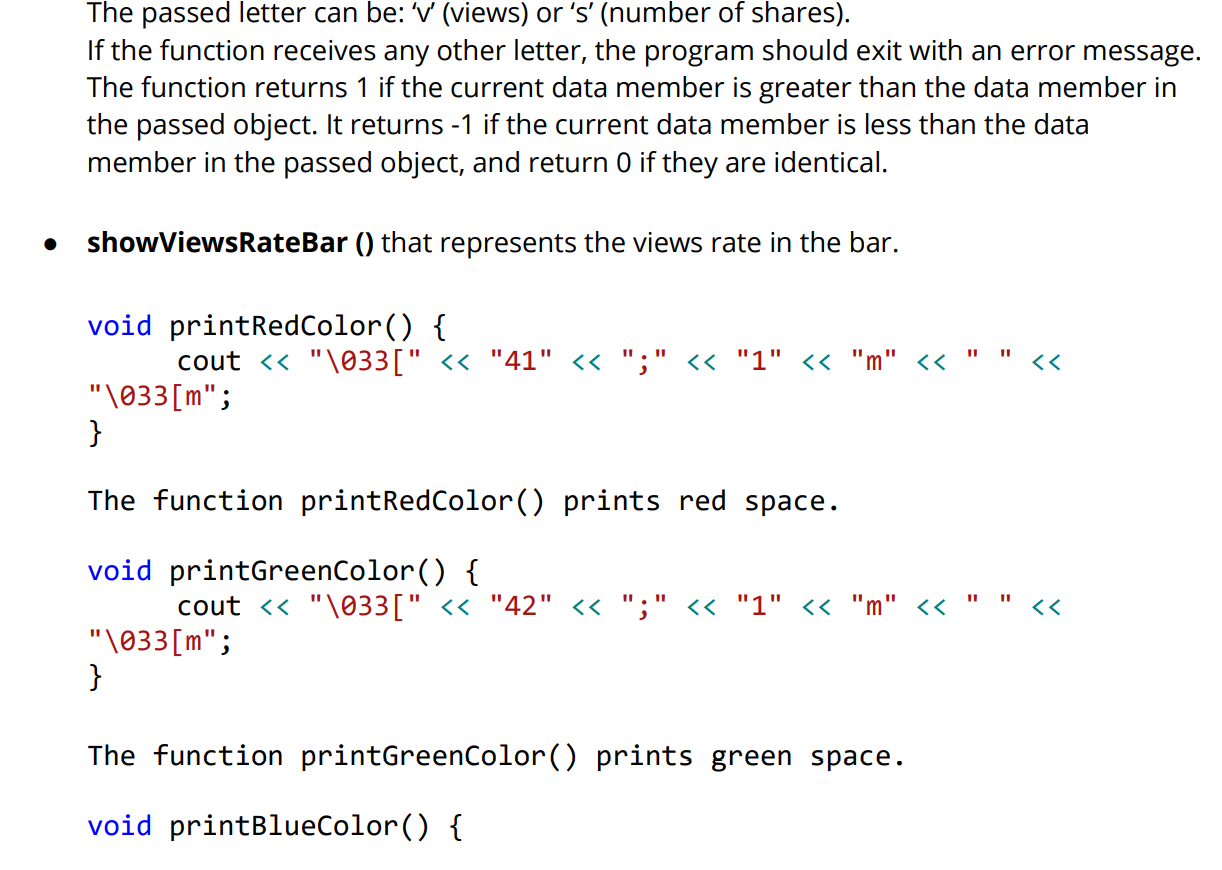 Solved Ex 1. FacebookPost Class (80 points)- The | Chegg.com