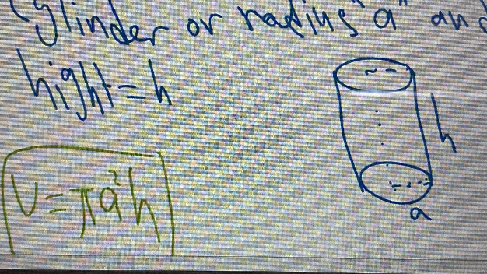Solved use the triple integration in cylinder coordinates to | Chegg.com