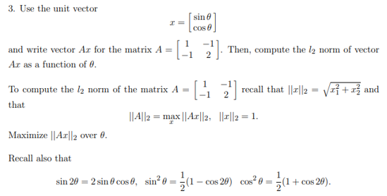 Solved 3. Use the unit vector sin cos and write vector Ar | Chegg.com