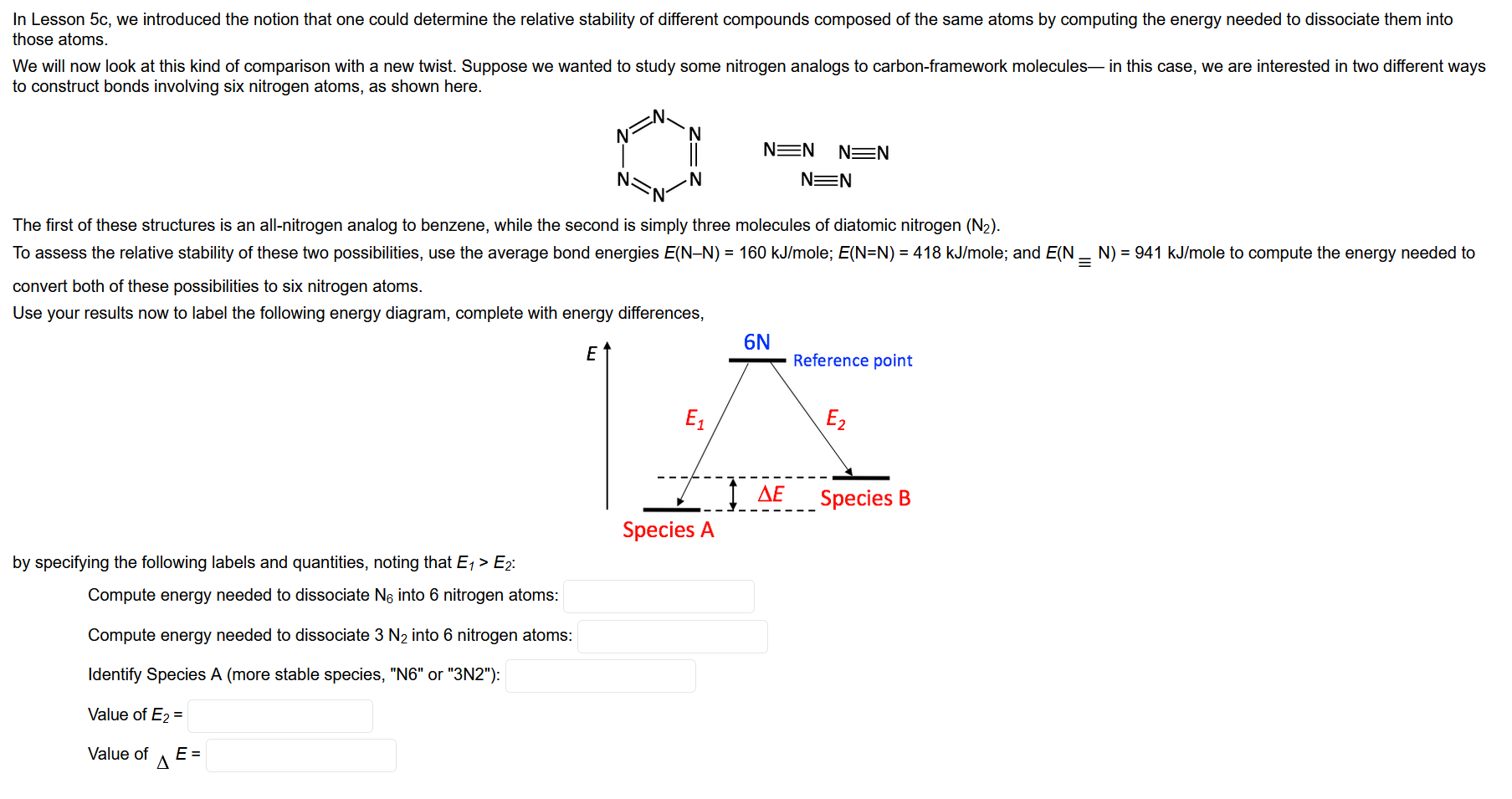 Solved In Lesson 5c, we introduced the notion that one could | Chegg.com