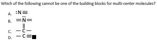 Solved Which of the following cannot be one of the building | Chegg.com